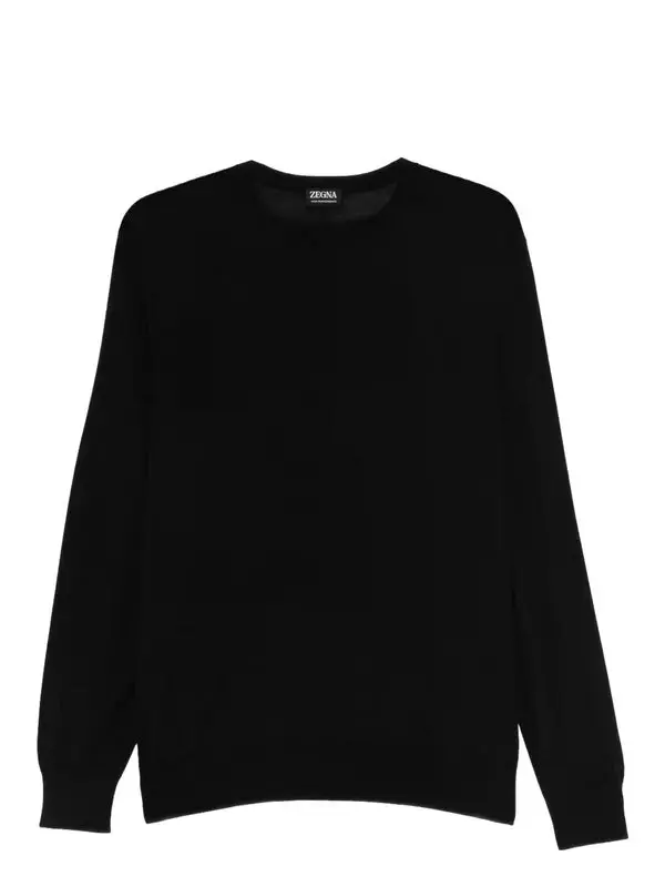 Zegna Wool Sweater - Black