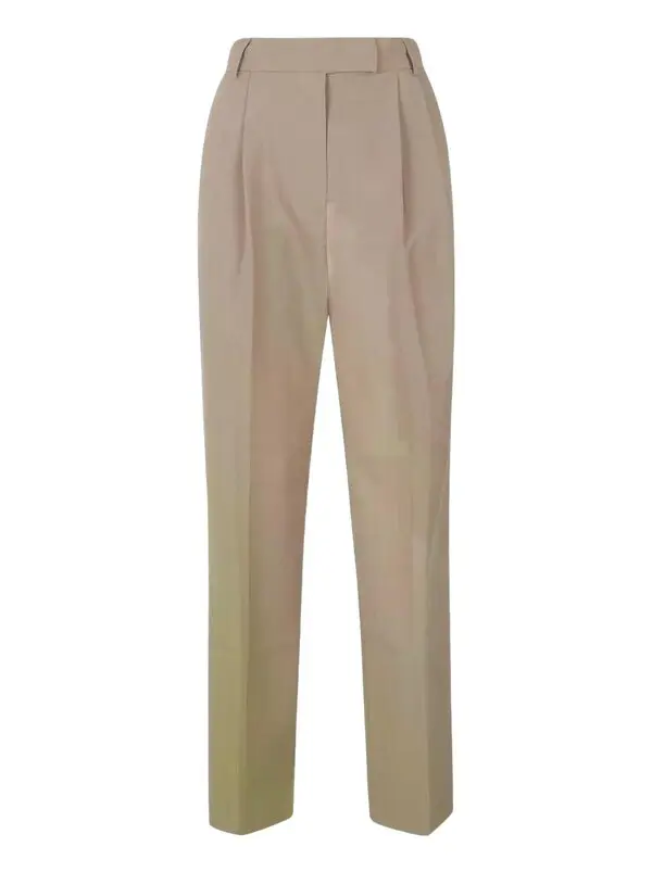 THE FRANKIE SHOP Pleated Suit Trousers - Neutrals