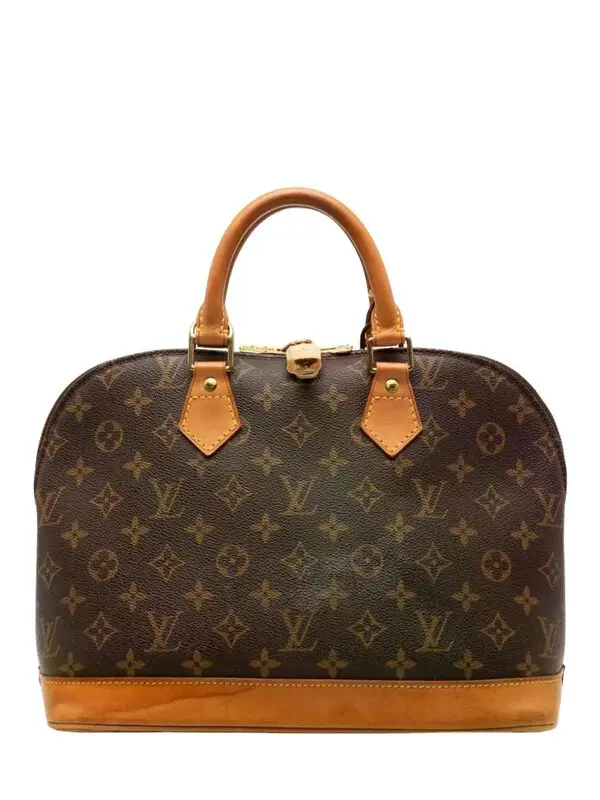 LOUIS VUITTON 2002 Monogram Alma Pm Handbag - Brown