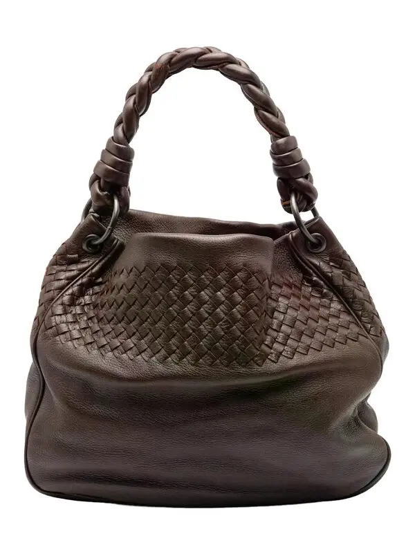 Bottega Veneta 2012-2025 Nappa Intrecciato Cervo Shoulder Bag - Brown