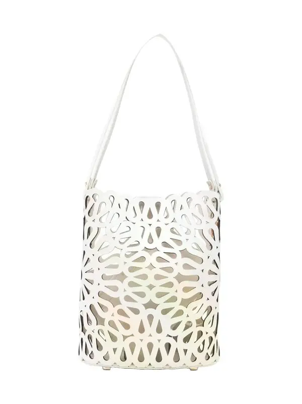 Simkhai Mccall Laser-cut Bucket Bag - White