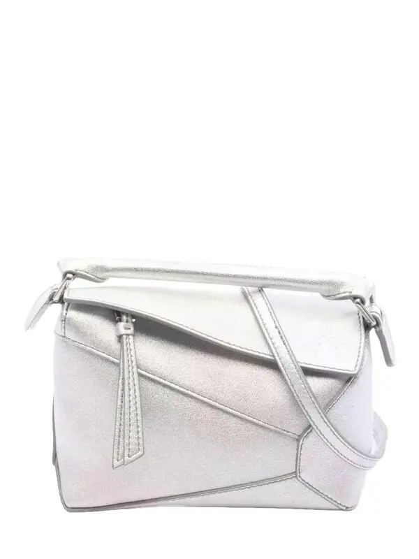 Loewe 2010-2025 Mini Puzzle Satchel - Silver