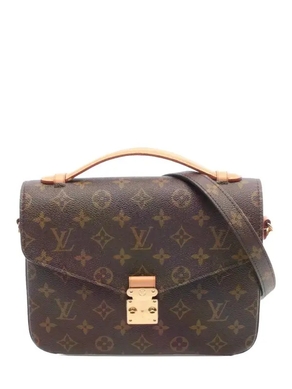 LOUIS VUITTON Pochette Metis Satchel Monogram - Brown