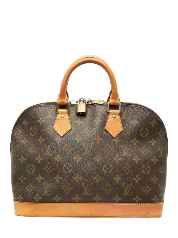 LOUIS VUITTON 1998 Monogram Alma Pm Handbag - Brown