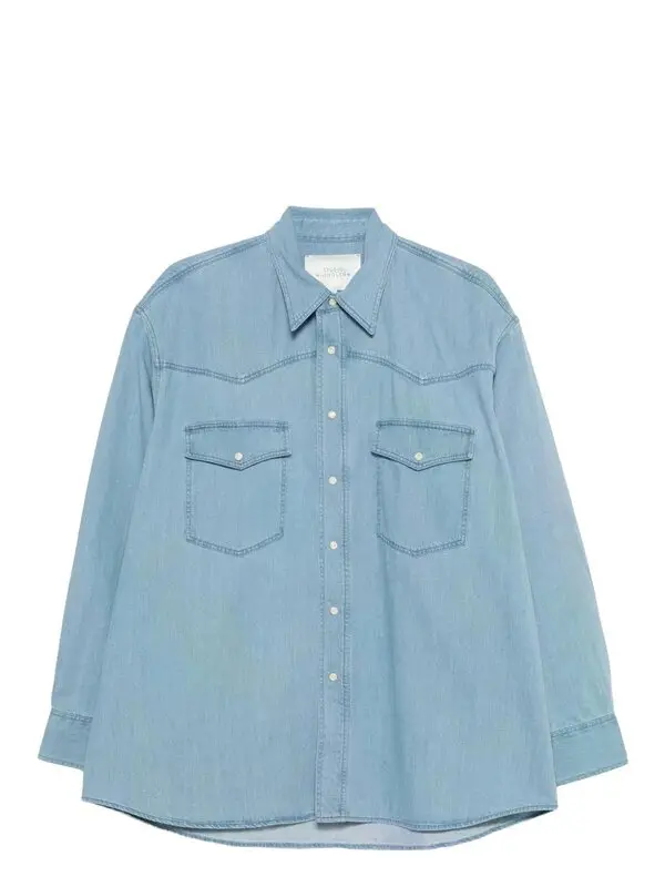 Studio Nicholson Flap-pocket Shirt - Blue