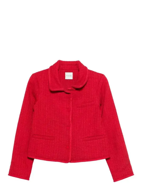Posse Jacqueline Single-breasted Jacket - Red