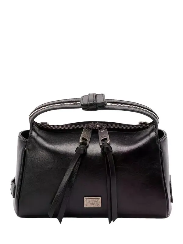 Dolce & Gabbana Zip-fastening Leather Tote - Black