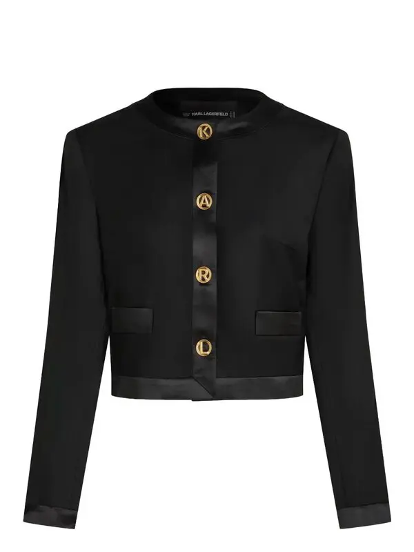 Karl Lagerfeld Button-fastening Jacket - Black