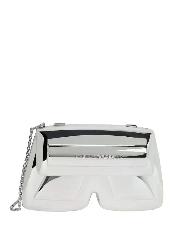 Karl Lagerfeld Ikon Clutch - Silver