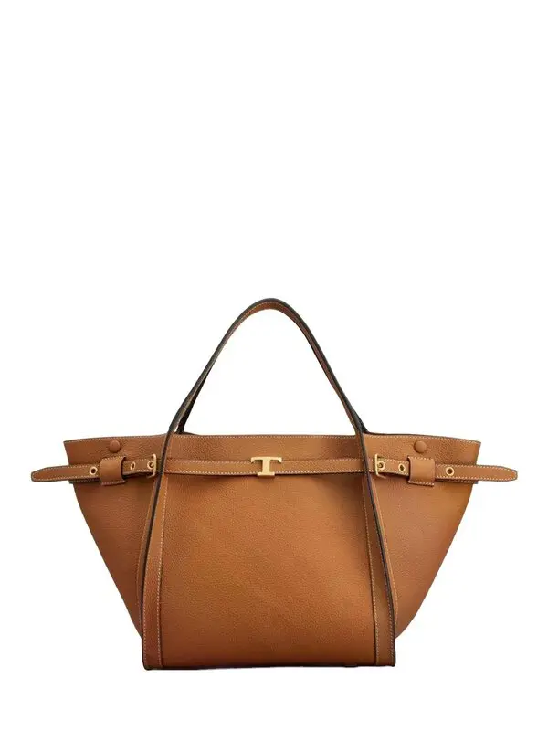 TOD'S Buckle Tote - Brown