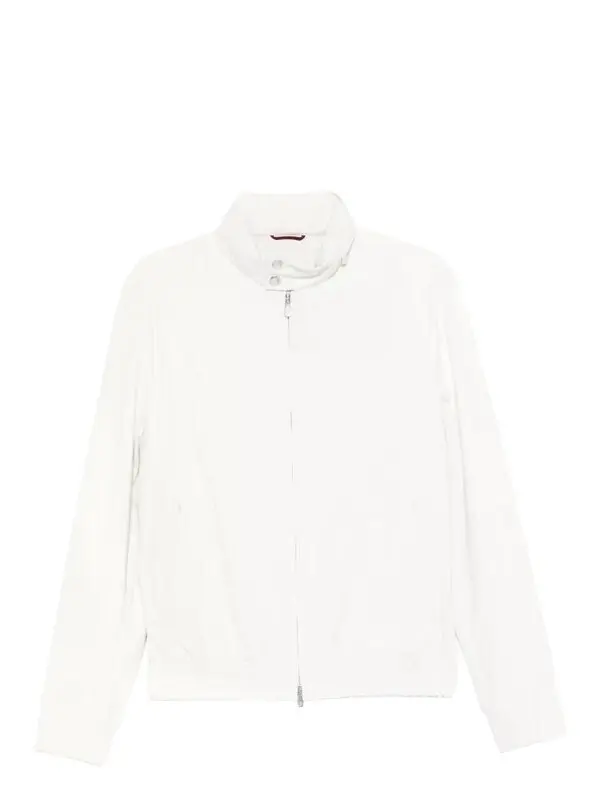 Brunello Cucinelli High-neck Jacket - White