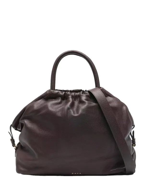 BIASIA Ruffle Zip-detail Tote Bag - Purple