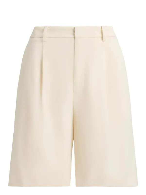 Ralph Lauren Wool Minetta Shorts - White