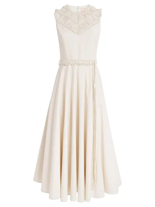 ROKSANDA Cotton Helin Midi Dress - Ivory