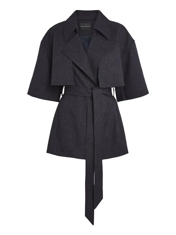 Camilla And Marc Belted Antony Trench Jacket - Navy