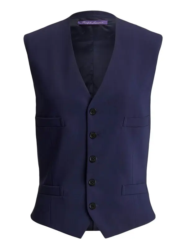 Ralph Lauren Wool Jaiden Waistcoat - Navy
