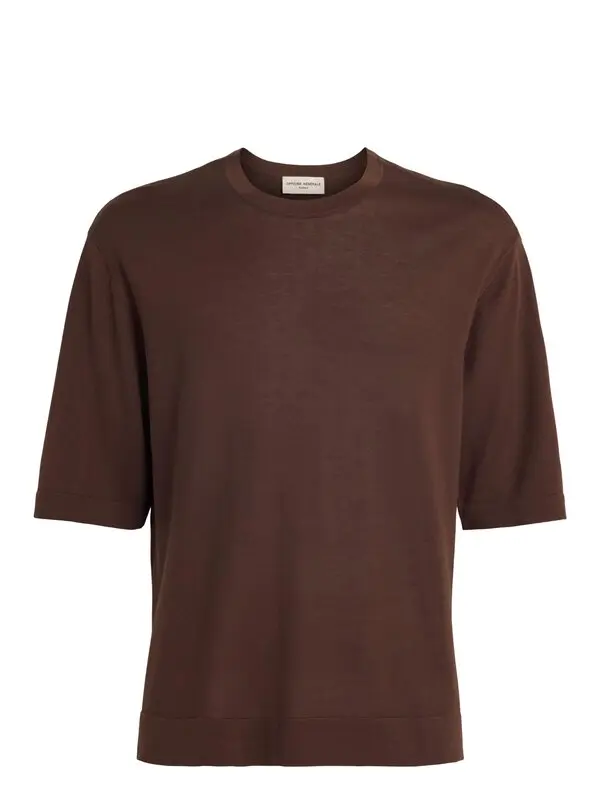 Officine Générale Boris T-shirt - Brown