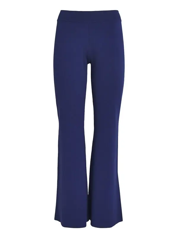Stella McCartney Compact Knit Flared Sweatpants - Navy