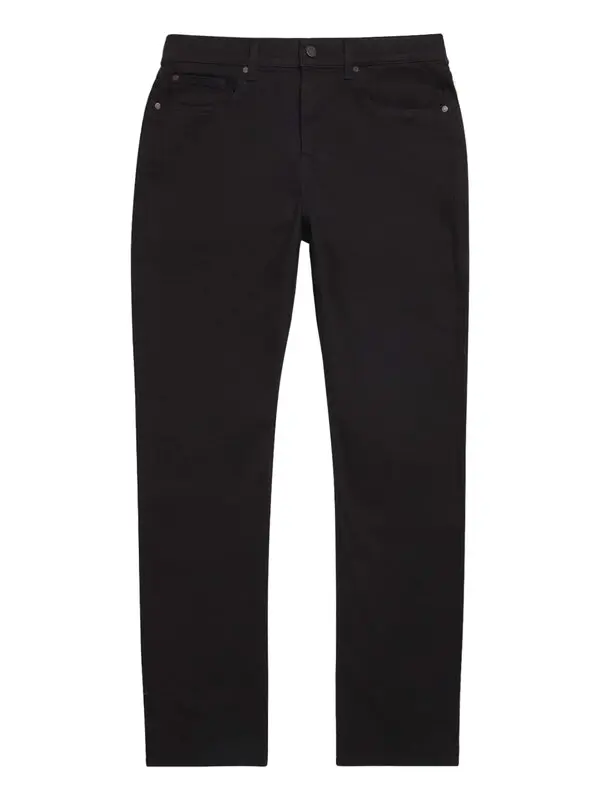 7 For All Mankind Standard Straight Jeans - Black