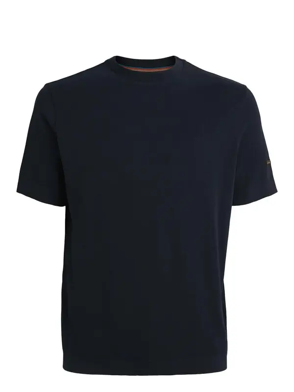Paul Smith Organic Cotton Logo T-shirt - Blue