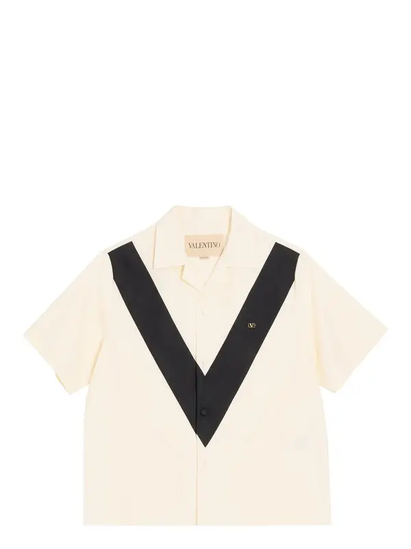 Valentino Garavani Cotton Vlogo Shirt - White