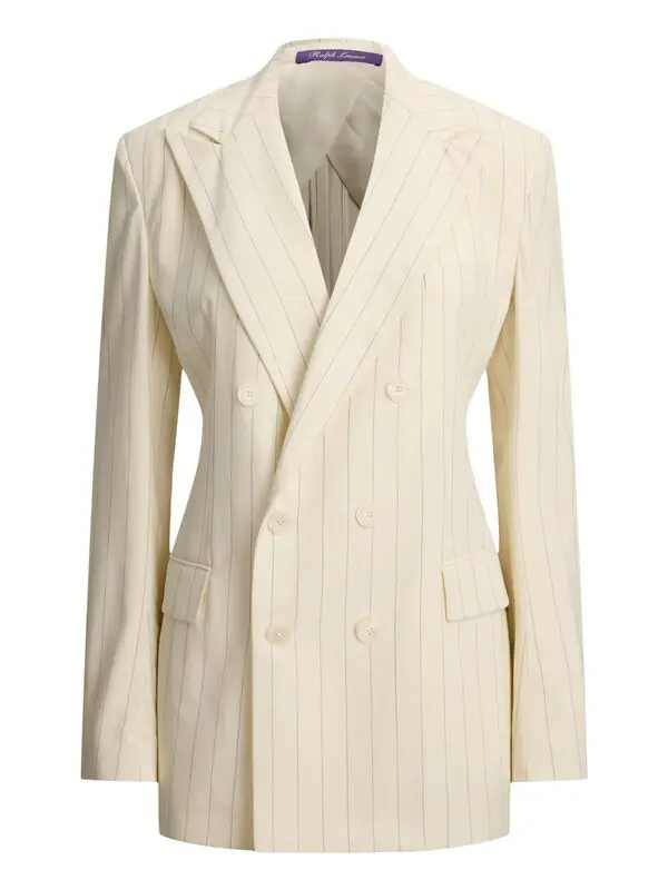 Ralph Lauren Wool Ramona Blazer - White