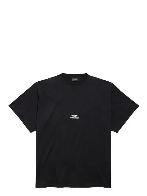 Balenciaga 3b Sports Icon Oversized T-shirt - Black/white