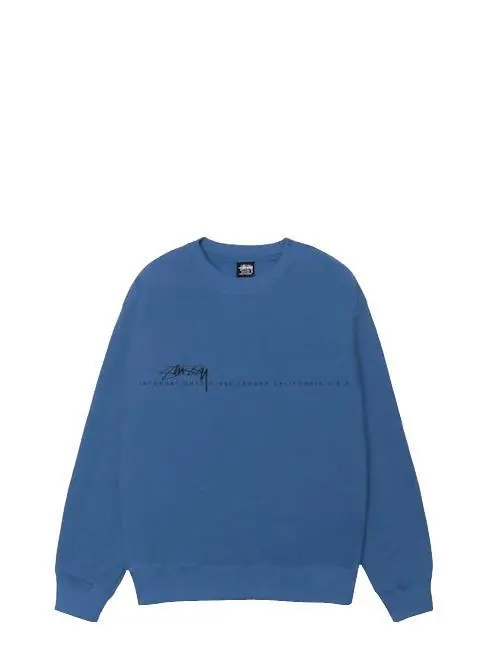 StÜssy Smooth 80 Crew - Blue