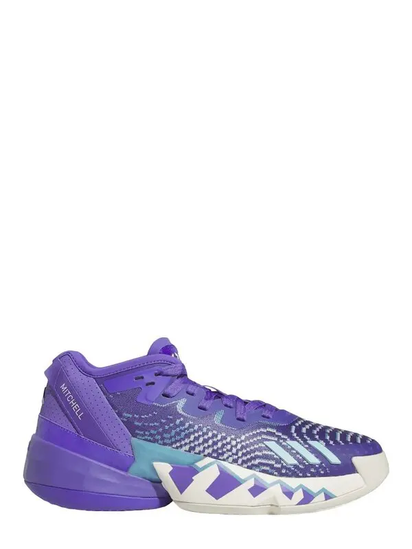 Adidas D.o.n. Issue #4 Utah Jazz Sneakers - Purple Rush/off White/clear Aqua