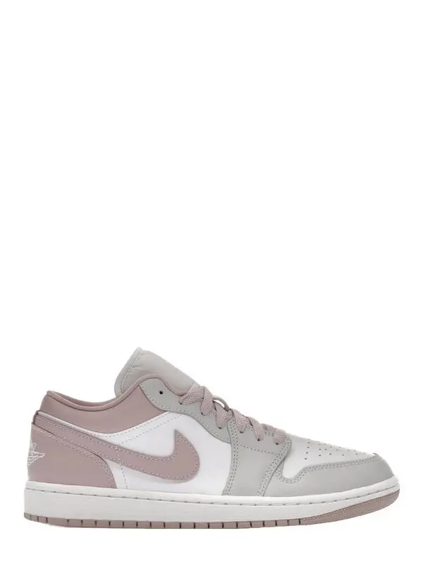JORDAN 1 Low Particle Rose Sneakers - Particle Rose/white/neutral Grey