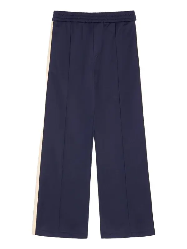 Valentino Garavani Jersey Wide-leg Sweatpants - Blue