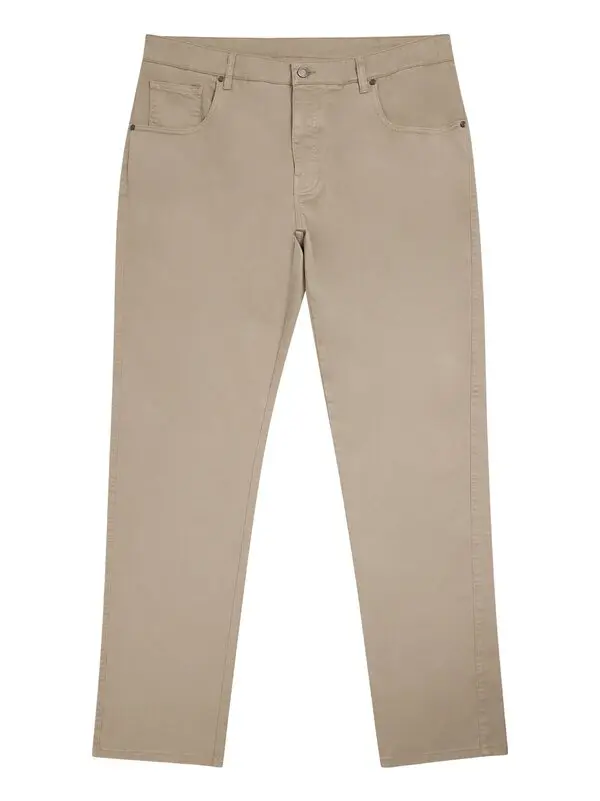 Purdey Stretch-cotton Chinos - Beige