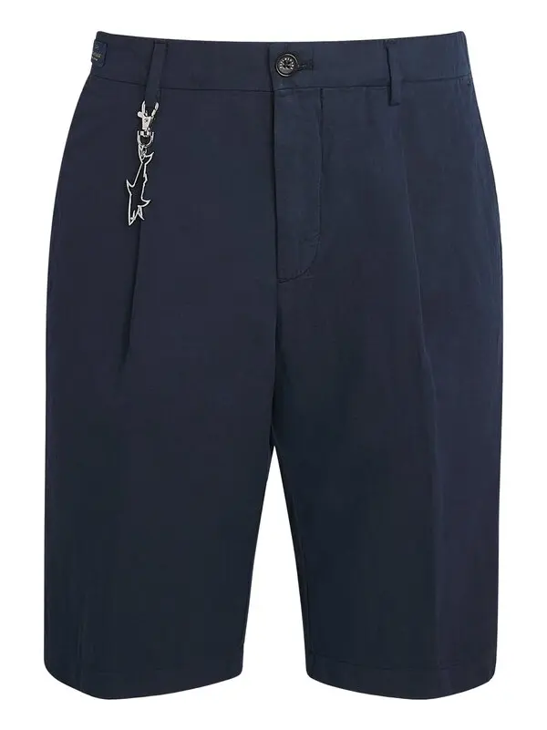 Paul & Shark Cotton-linen Bermuda Shorts - Blue