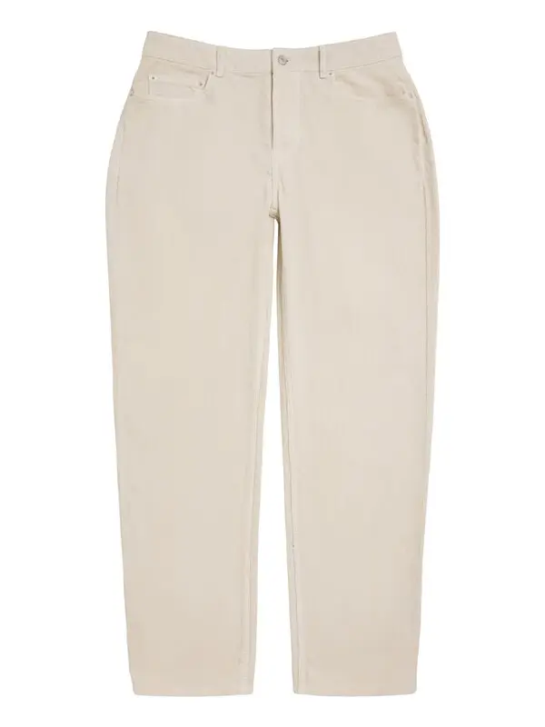 Officine Générale Cotton Corduroy Trousers - White