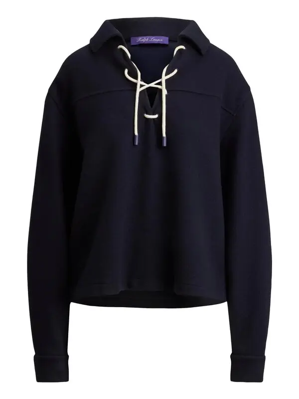Ralph Lauren Wool-blend Gabardine Nell Jacket - Navy