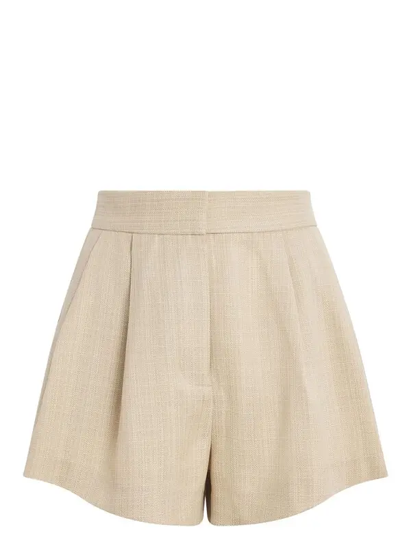 Camilla And Marc Tie-waist Noguchi Shorts - Beige