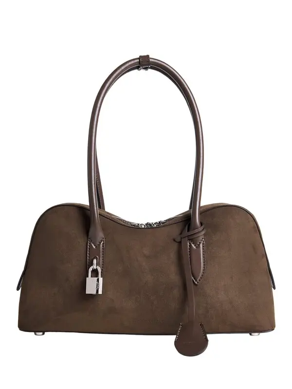 Stella McCartney Vegan Suede Ryder Shoulder Bag - Brown