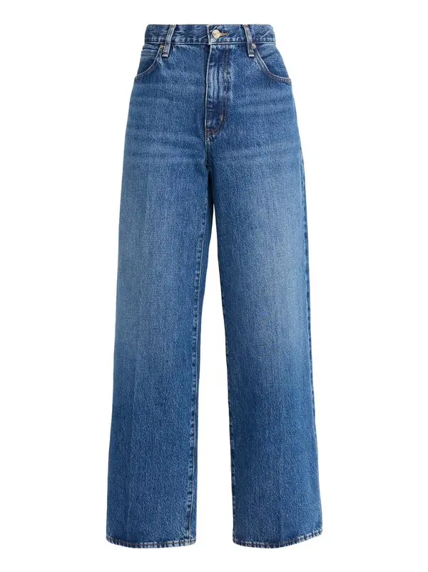 FRAME The Stroll Wide-leg Jeans - Partridge