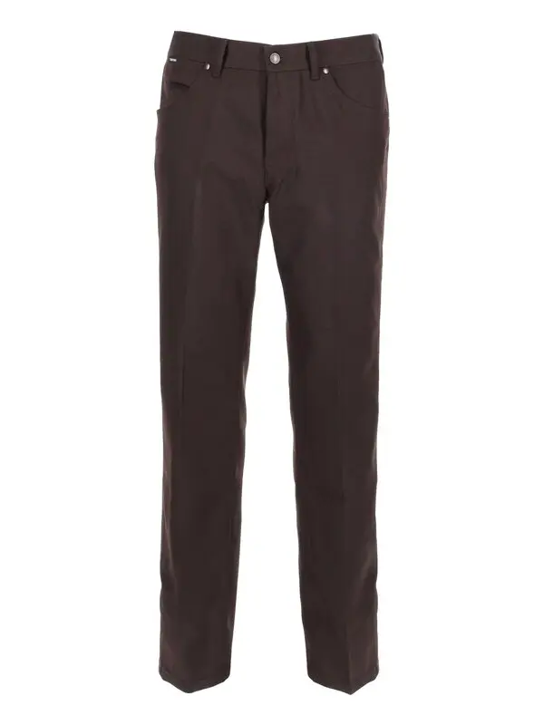 TOM FORD Wool Trousers - Brown