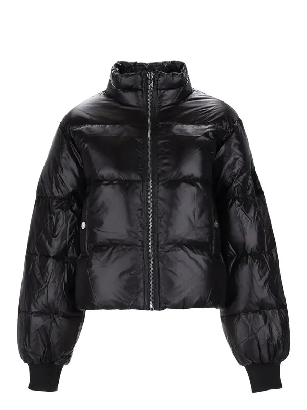 GANNI Short Padded Down Jacket - Black