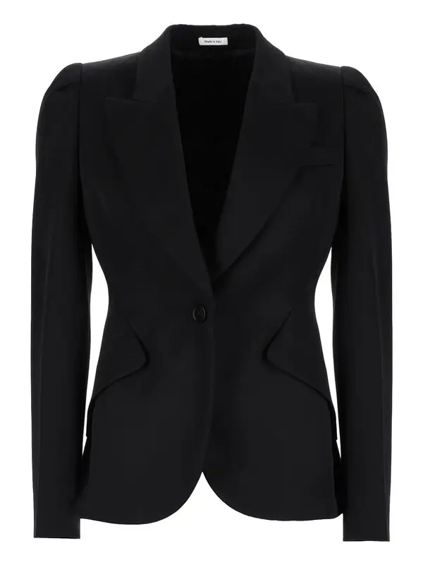 Alexander McQueen Single-breasted Jacket - Black