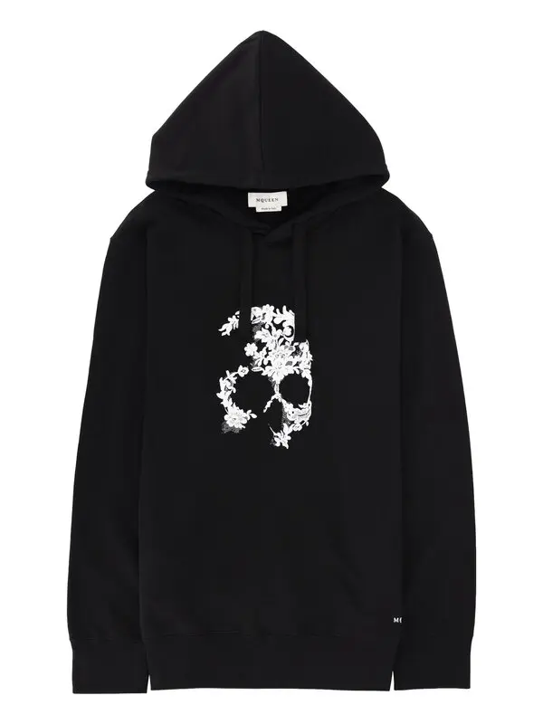 Alexander McQueen Sweatshirt With Skull Motif - Black