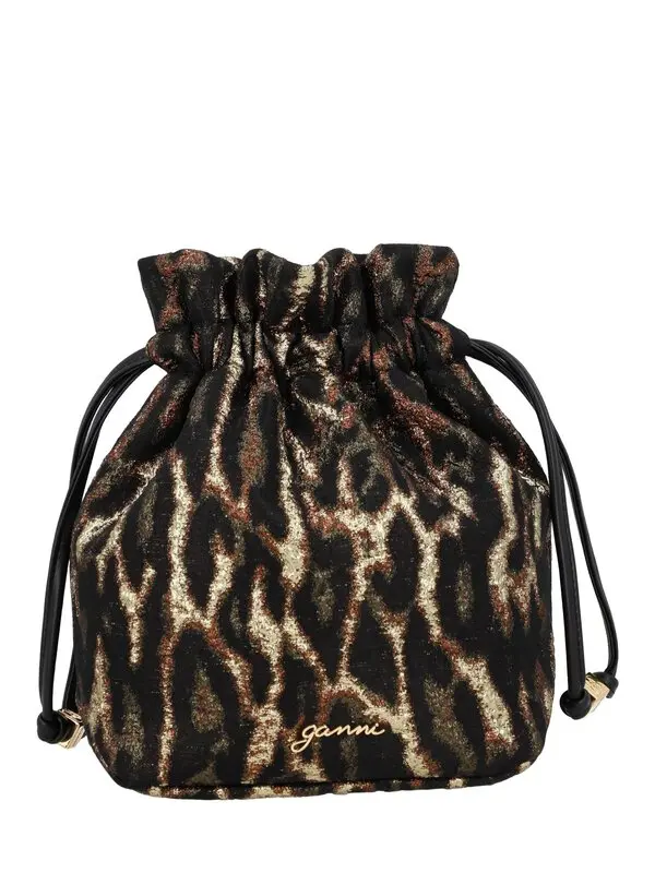 GANNI Bou Bucket Bag - Bronze
