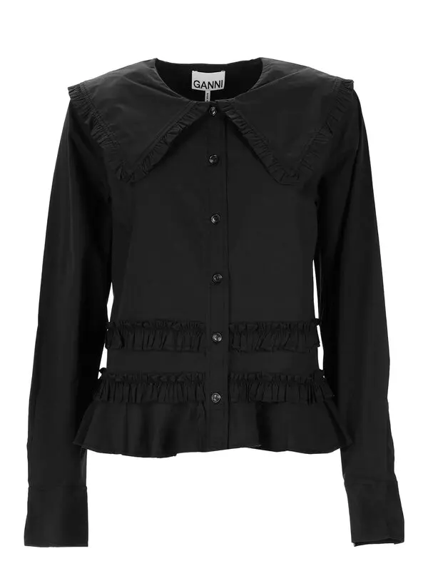 GANNI Shirt - Black