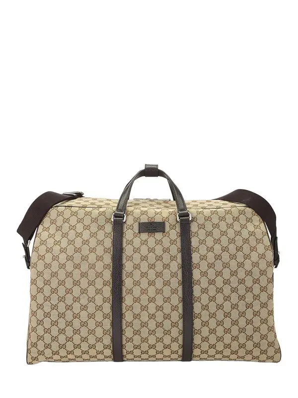 Gucci Original Gg Canvas Weekender - Brown