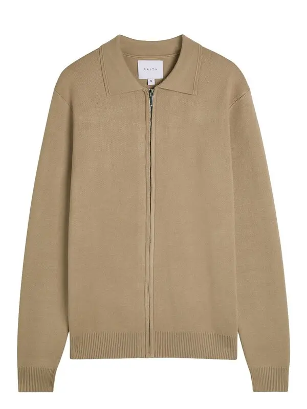 RAITH Arlo Knit Overshirt - Beige