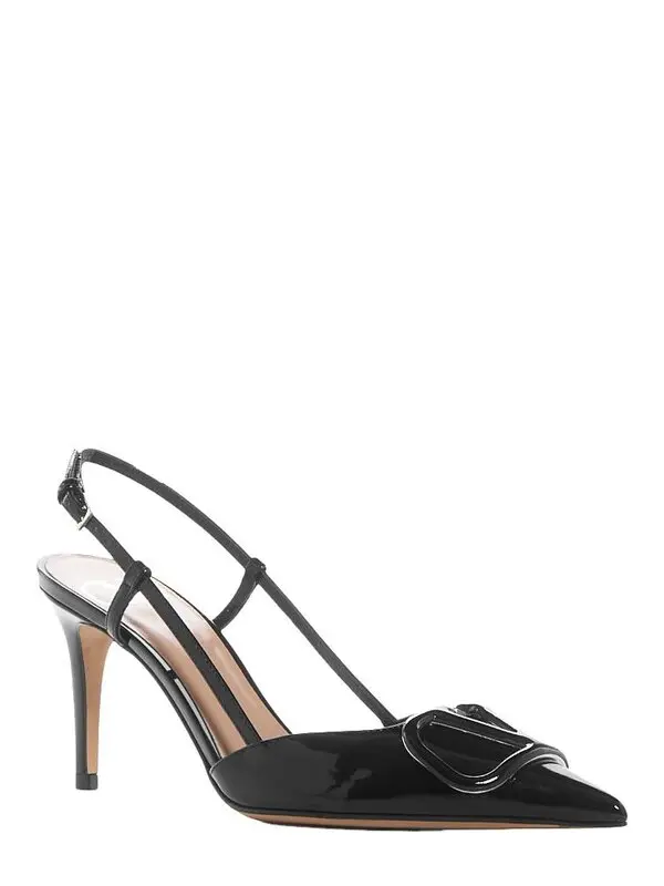 Valentino Garavani Vlogo Slingback Pumps - Black
