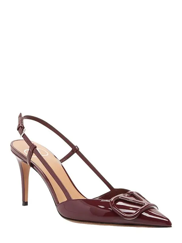 Valentino Garavani Vlogo Slingback Pumps - Red