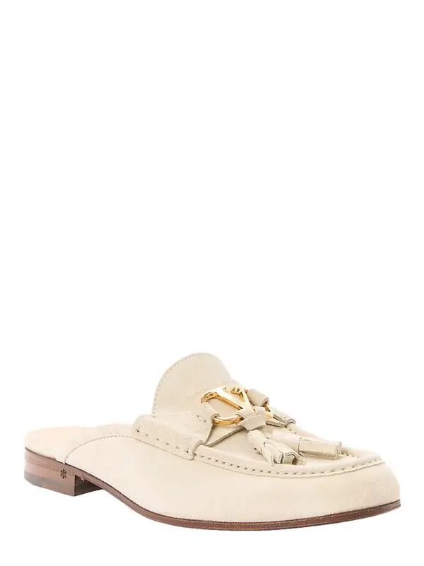 Valentino Garavani Vlogo Tassel Loafer Mules - Geyser