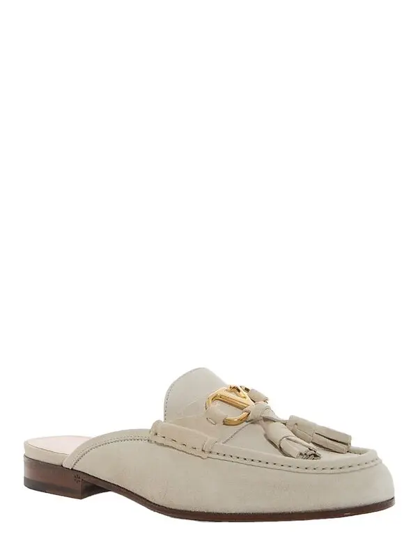 Valentino Garavani Vlogo Tassel Loafer Mules - Geyser